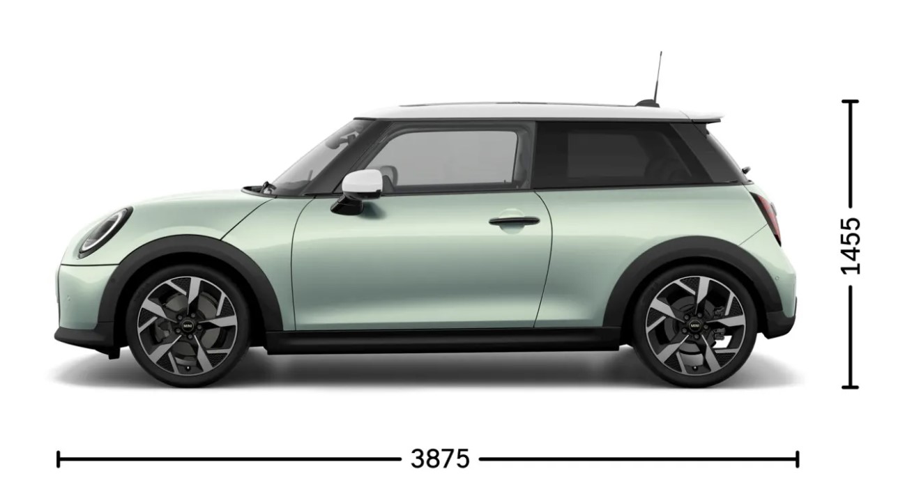 ミニクーパーの寸法図で知る3ドア5ドアSUVの違い・モデル別サイズ